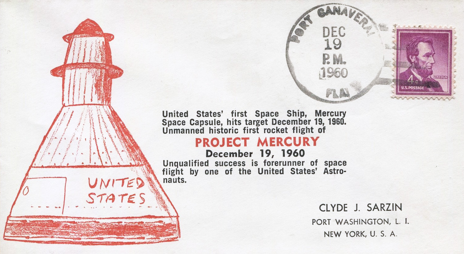 NASA Project Mercury MR-1A